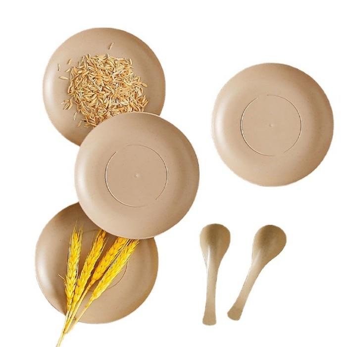Rice Husk Tableware Set HT10301 - BioDeGreen